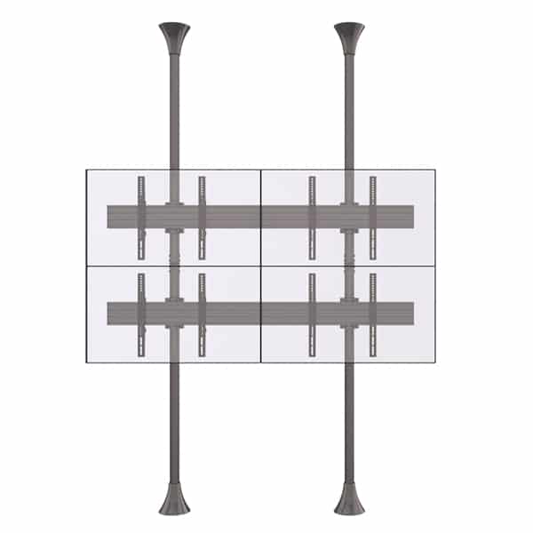 Aurora Mounts - 2*2 Video Wall Pole Mount Kit - AFC-2x2S - SKS Distribution Australia