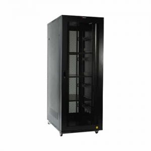 Wideband 45RU 800mm Wide x 1200mm Deep Fully Assembled Free Standing Server Rack Data Cabinet ...