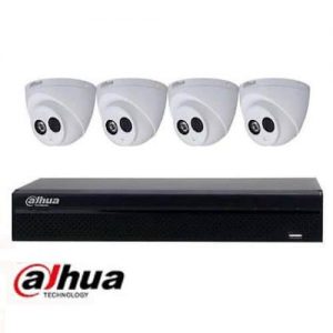 Dahua 4 Channel Lite Series CCTV Security Kit: 4 Channel 4K NVR (1TB HD), 4 PoE 4MP CCTV Cameras ...