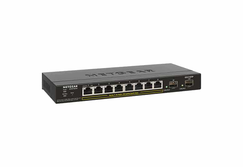 NETGEAR - S350 Series 8-port Gigabit PoE+ Smart Managed Pro Switch with ...
