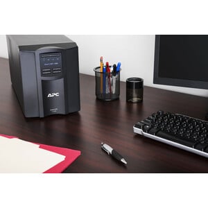 APC - Schneider - Electric Smart-UPS Line-interactive UPS - 1.50 kVA/1 kW - Desktop/Tower - 3 ...